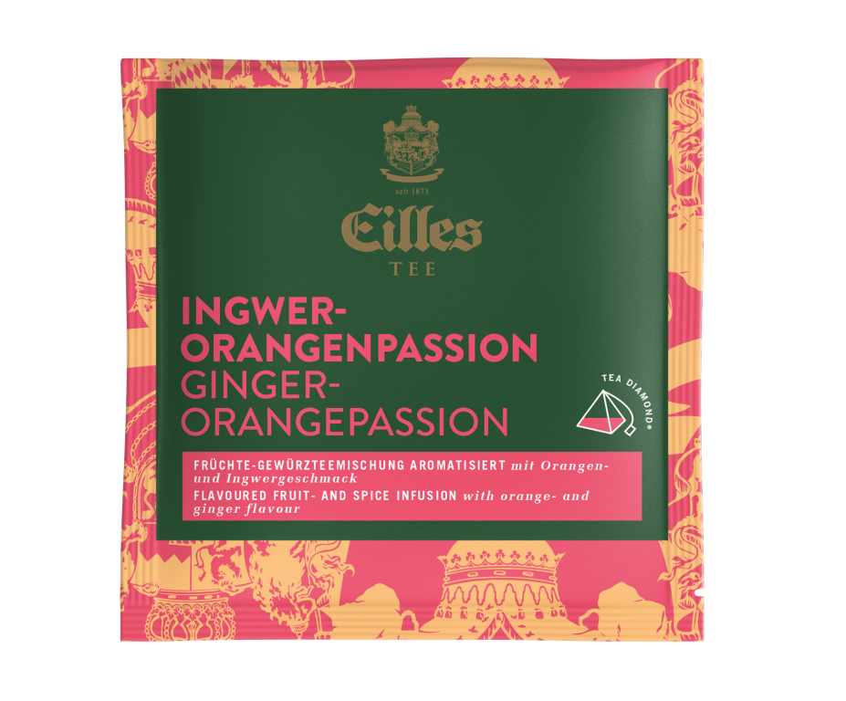 Eilles Tea Diamond Zázvor s pomerančem 50 ks x 4g - KavaDomu.cz